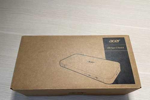 Док станция Acer USB Type-C Dock III