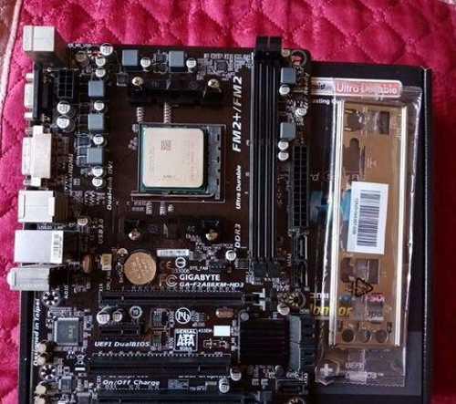 Связка Gigabyte GA-F2A88XM-HD3 + AMD Athlon X4 860