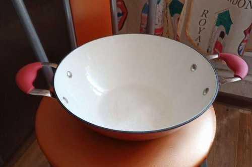 Сковорода вок (wok) Vitesse с крышкой 28 см
