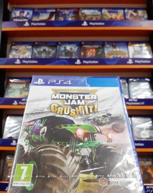 Monster Jam-Crush It (New)(PS4, русская версия)