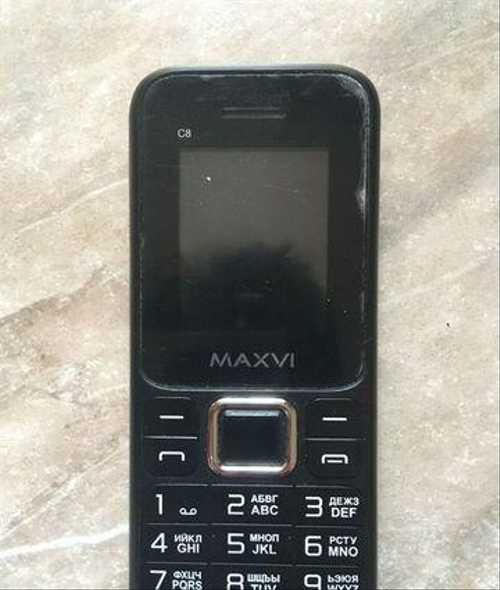 Телефон maxvi C8, две SIM-карты
