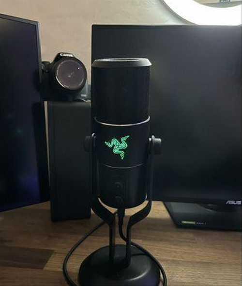 Razer Seiren elite (black) USB, динамический микро