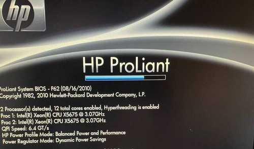 Сервер HP DL380-G6 Xeon 5675х2 24gb