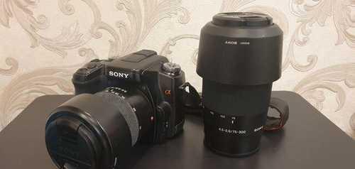 Фотоаппарат Sony Alpha dslr-A100 с объективами