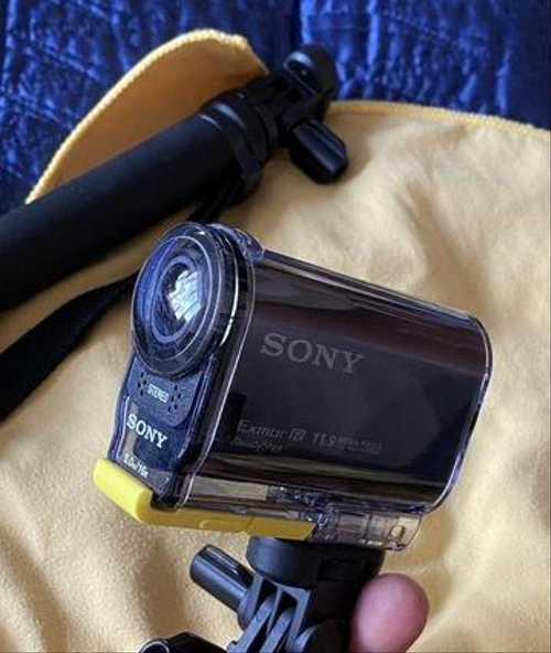 Видеокамера Sony HDR-AS10 + пульт sony rm lvr1 + м