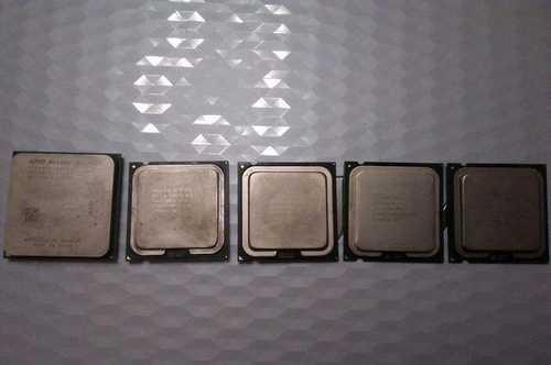 Процессоры Intel и AMD для пк 5 штук