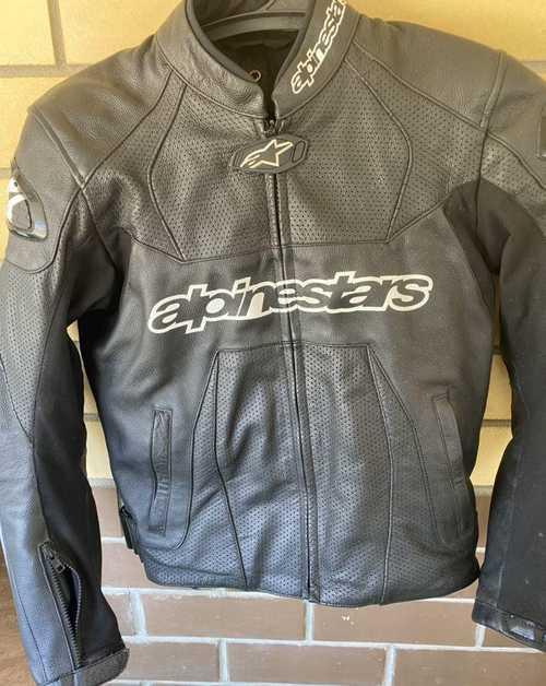 Кожаная куртка alpinestars gp plus perforated