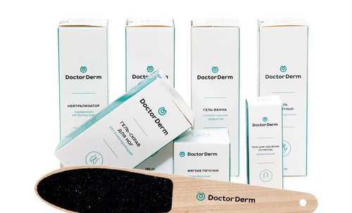 Стартовый набор doctor derm классический педикюр