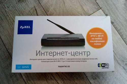 Роутер Zyxel adsl 2+ P660HTW2 EE