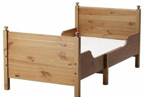 Кровать Лексвик (Leksvik) IKEA раздвижная с матсом