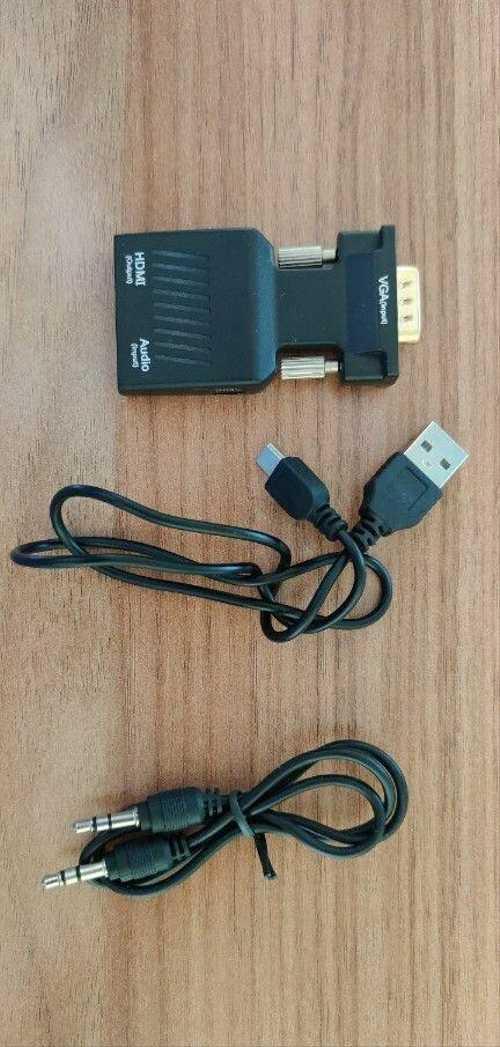 Переходник hdmi VGA + audio converter