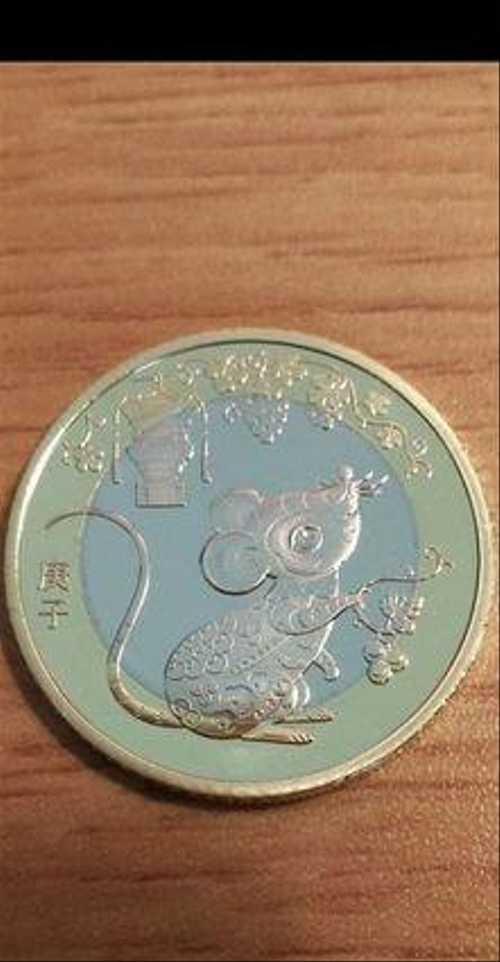 Китай Монеты 1981 - 2020 Анц UNC