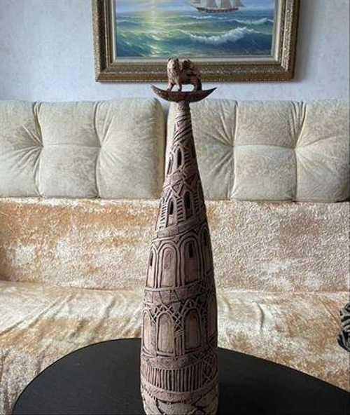 Декоративная керамическая ваза/кувшин