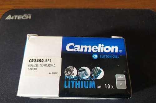 Литиевые батарейки Camelion CR2450-BP1