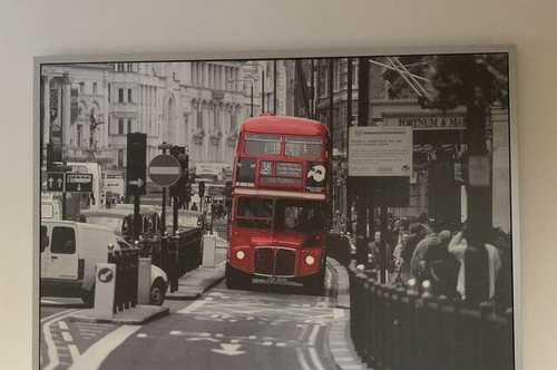 Картина IKEA Лондон (красный автобус)