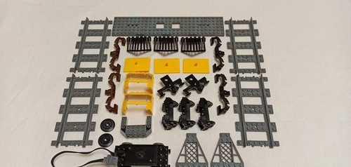 Конструктор Lego поезд рельсы