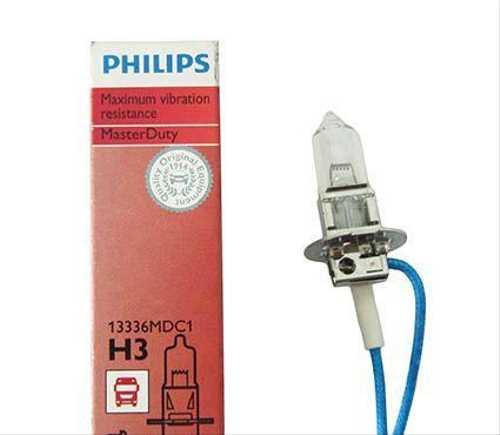 Автолампа philips H3 24V 70W Master Duty (13336MD)