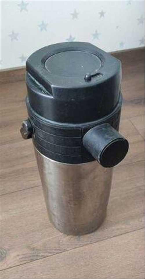 Термос Гейзер 3 литра с помпой нержавеющая сталь