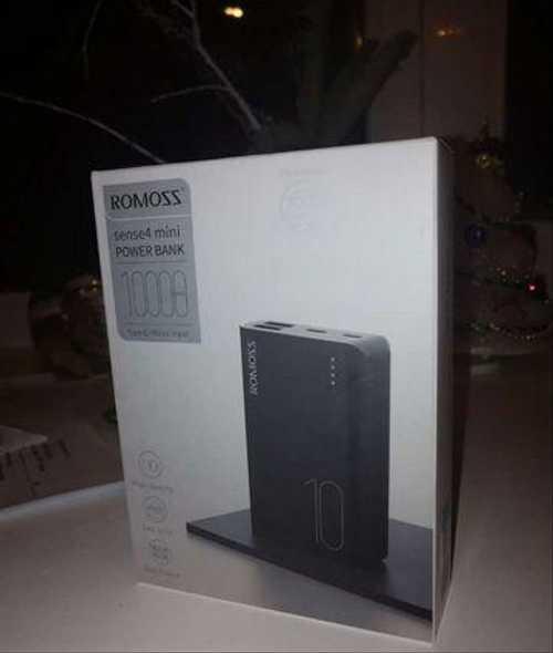 Новый пауербанк Romoss powerbank sense4 mini 10000