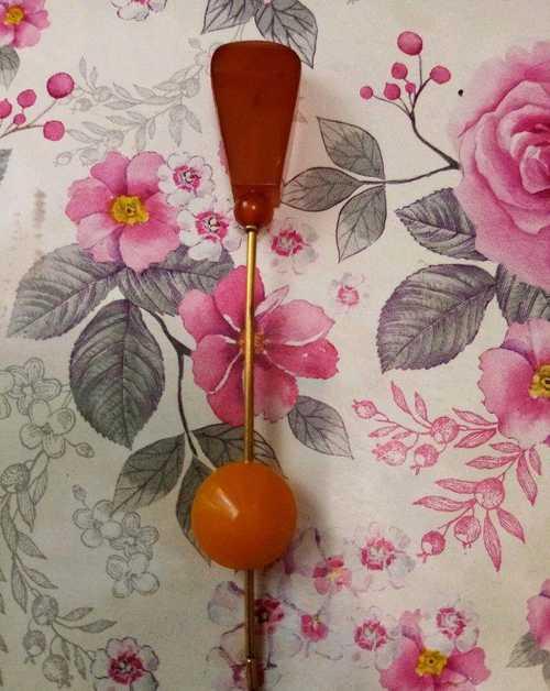 Брошь булавка янтарь СССР