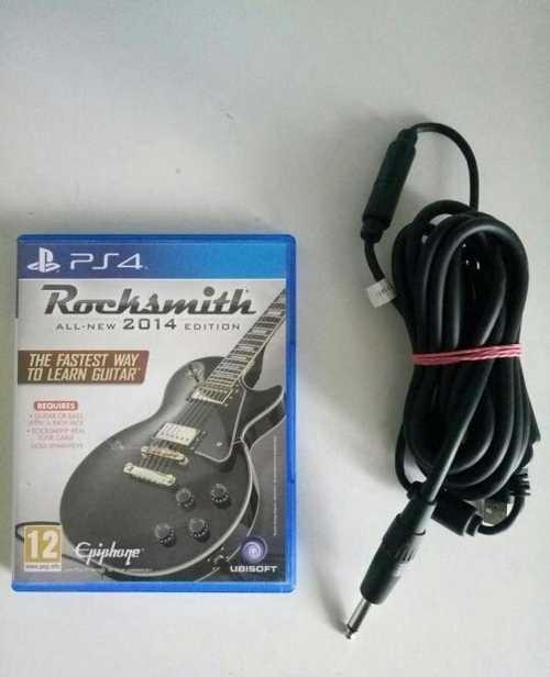Rocksmith ps4+кабель для подключения