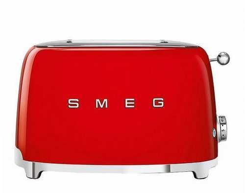 Тостер smeg TSF01rdeu, красный