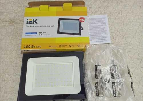 Прожектор светодиодный IEK 100 вт 6500 K