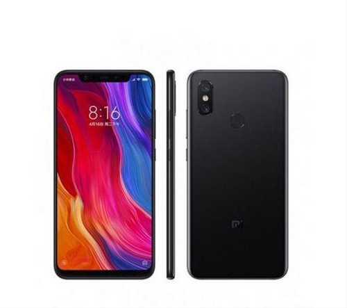 XIaomi Mi8 6/64Gb Черный Новый Global EU