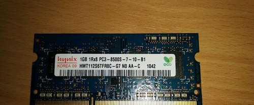 SO dimm Hynix DDR3 1gb 1066MHz