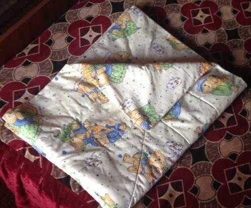 Одеяло детское 110х140 шерстяное тёплое