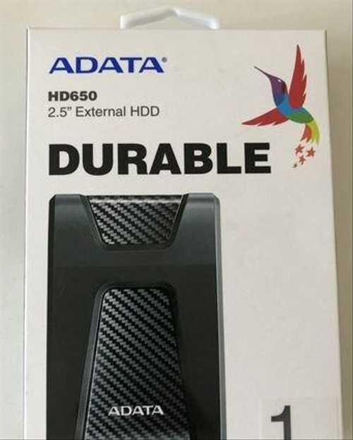 Внешний HDD A-data AHD650, 1Тб, новый