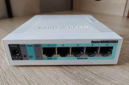 Wifi маршрутизатор mikrotik router board 260gs