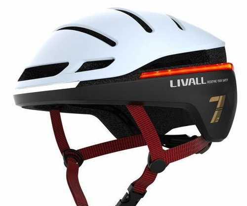 Умный шлем белый Livall EVO21 Smart Helmet snow