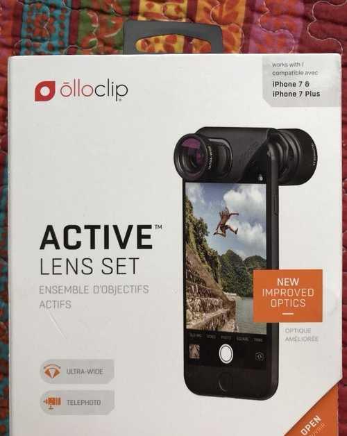 Olloclip Active Lens Set для iPhone 7/7+ 8/8+
