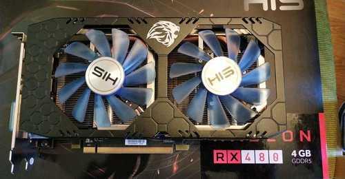 Видеокарта HIS RX 480 4Gb