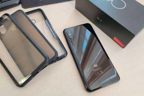Xiaomi Mi8 64Gb Black Global + Часы HW22