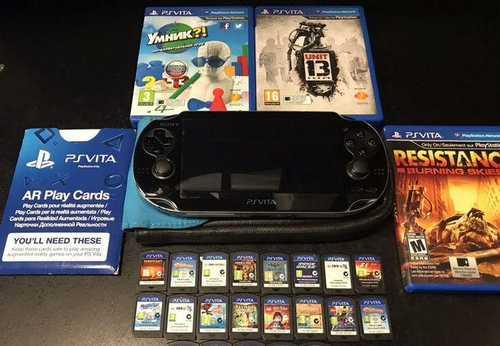 Sony psp Vita + игры + карты виртуальной реальност