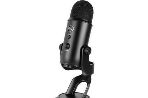 Микрофон Blue Yeti (черный) + поп-фильтр + стойка