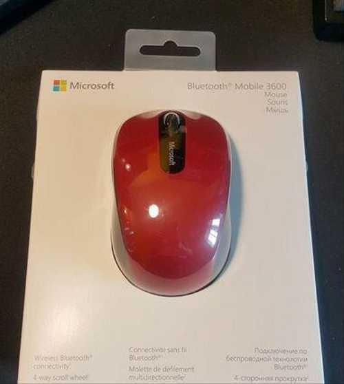 Bluetooth мышь Microsoft Mobile Souris 3600 red