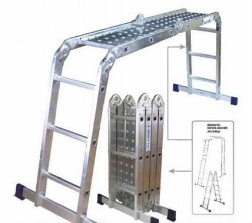 Лестница трансформер Алюмет 4х3 TL4033 SP