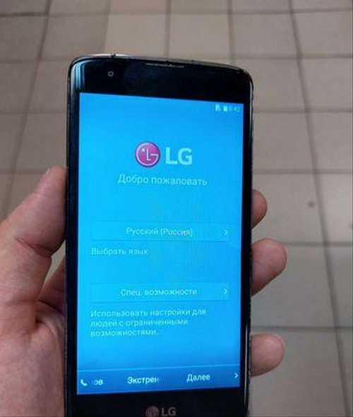 Телефон LG K350E