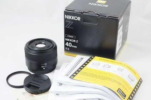 Nikon z 40mm 2 на гарантии до конца 2022