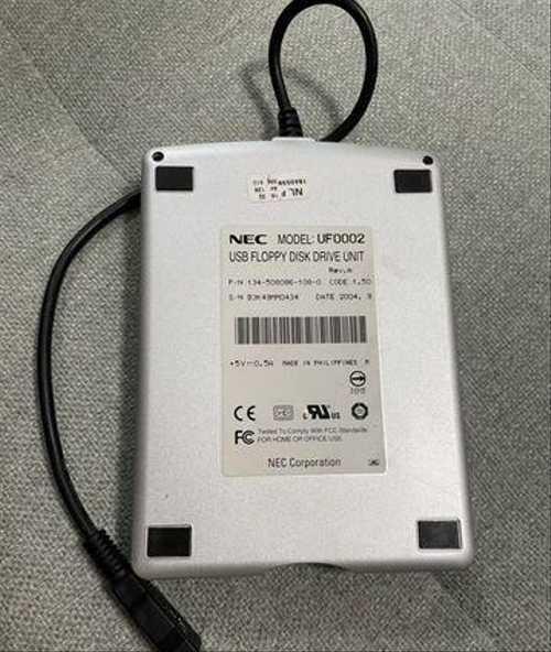 Внешний USB-дисковод NEC-UF0002 Floppy