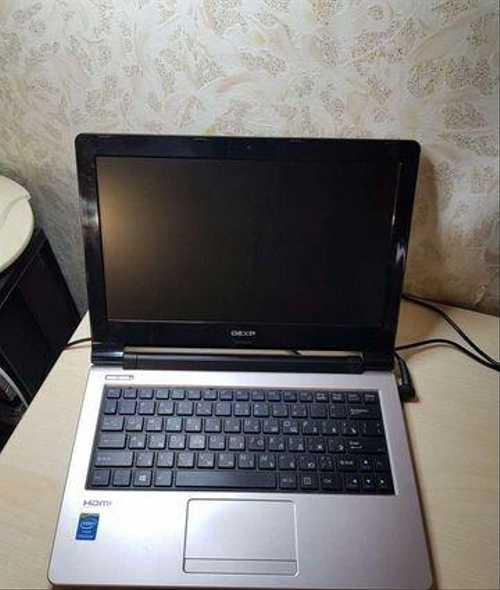 Ноутбук Dexp Athena T108, 4 ядра, 2,4 Ггц, 12"