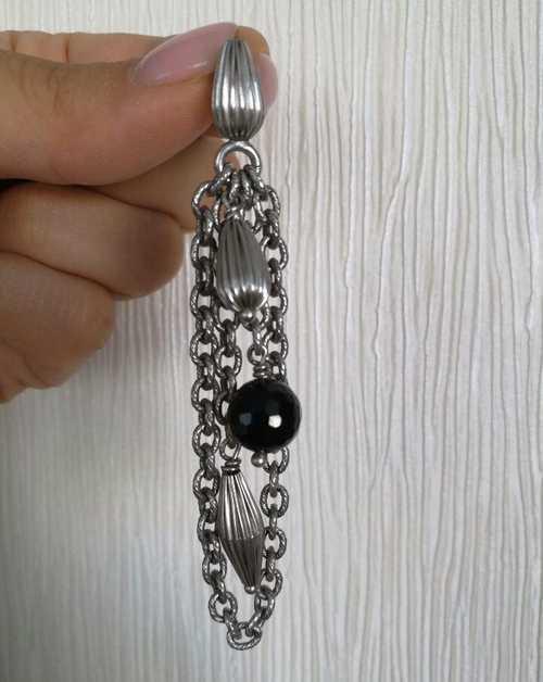 Серебряные серьги Oxette