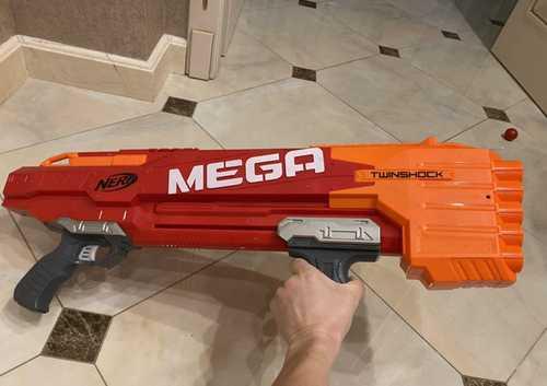 Nerf mega на 10 патронов