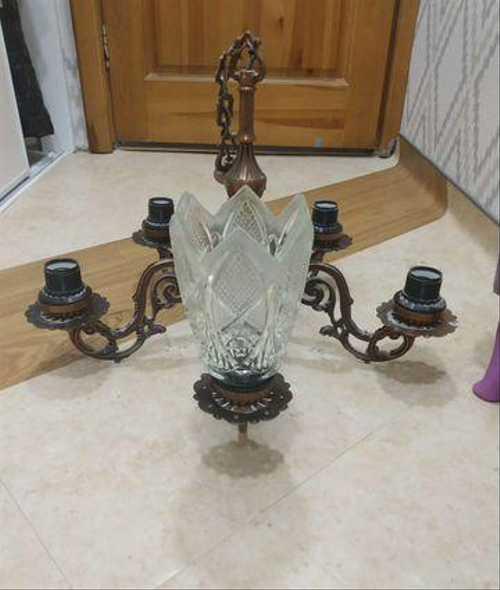 Хрустальная люстра СССР