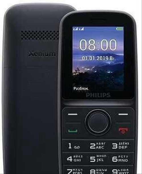 Мобильный телефон Philips Xenium E109 (Цвет: Black