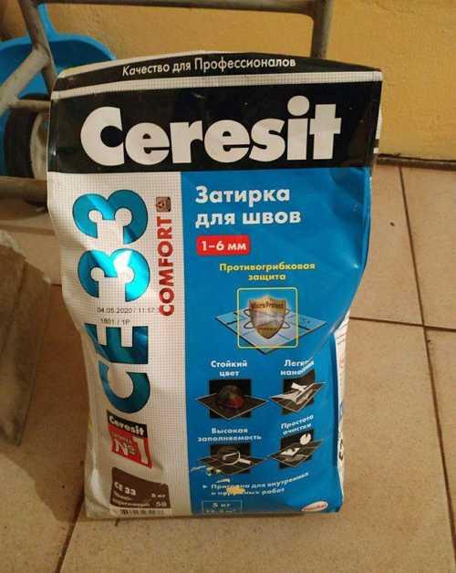 Затирка Ceresit CE 33