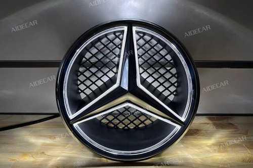 Эмблема решетки Mercedes LED звезда - Новая